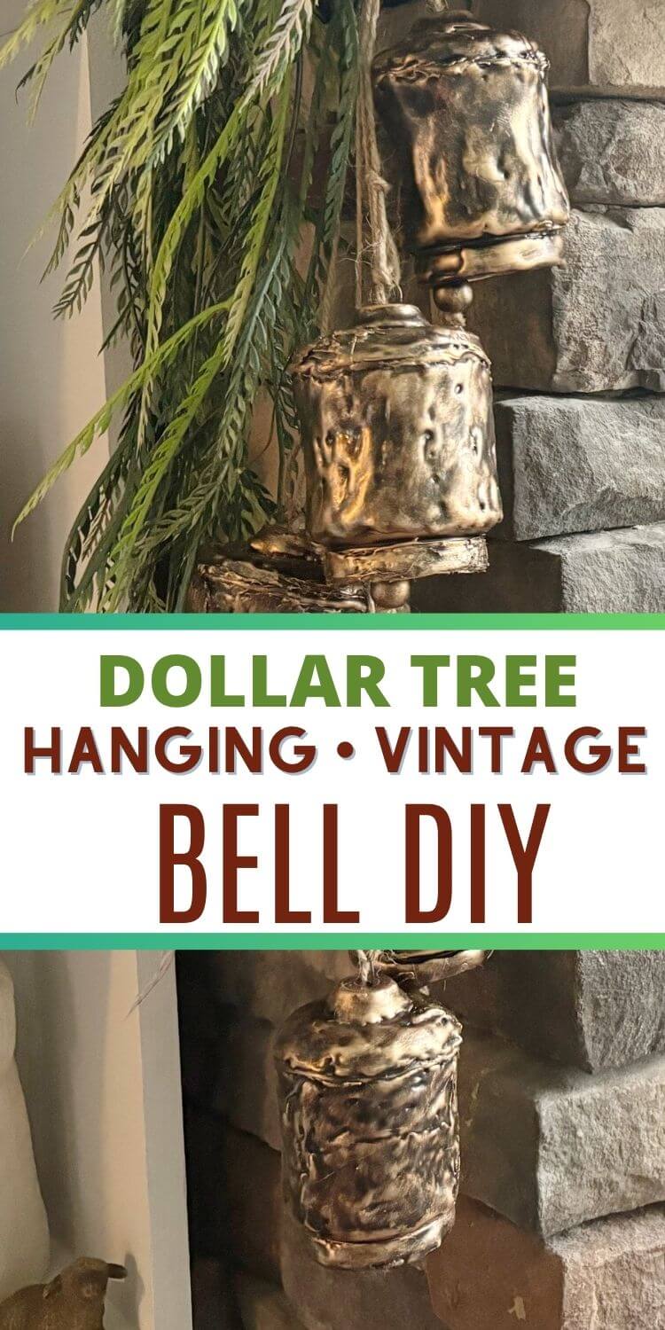 Hanging Bells DIY Dollar Tree - Dappled Skies and Diys
